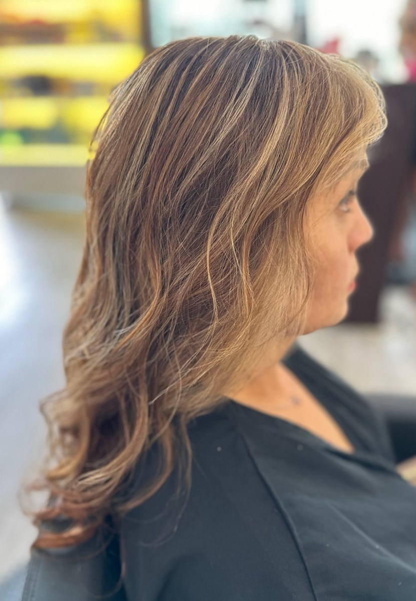 Color Highlight Aveda Theory Hair Salon 0386