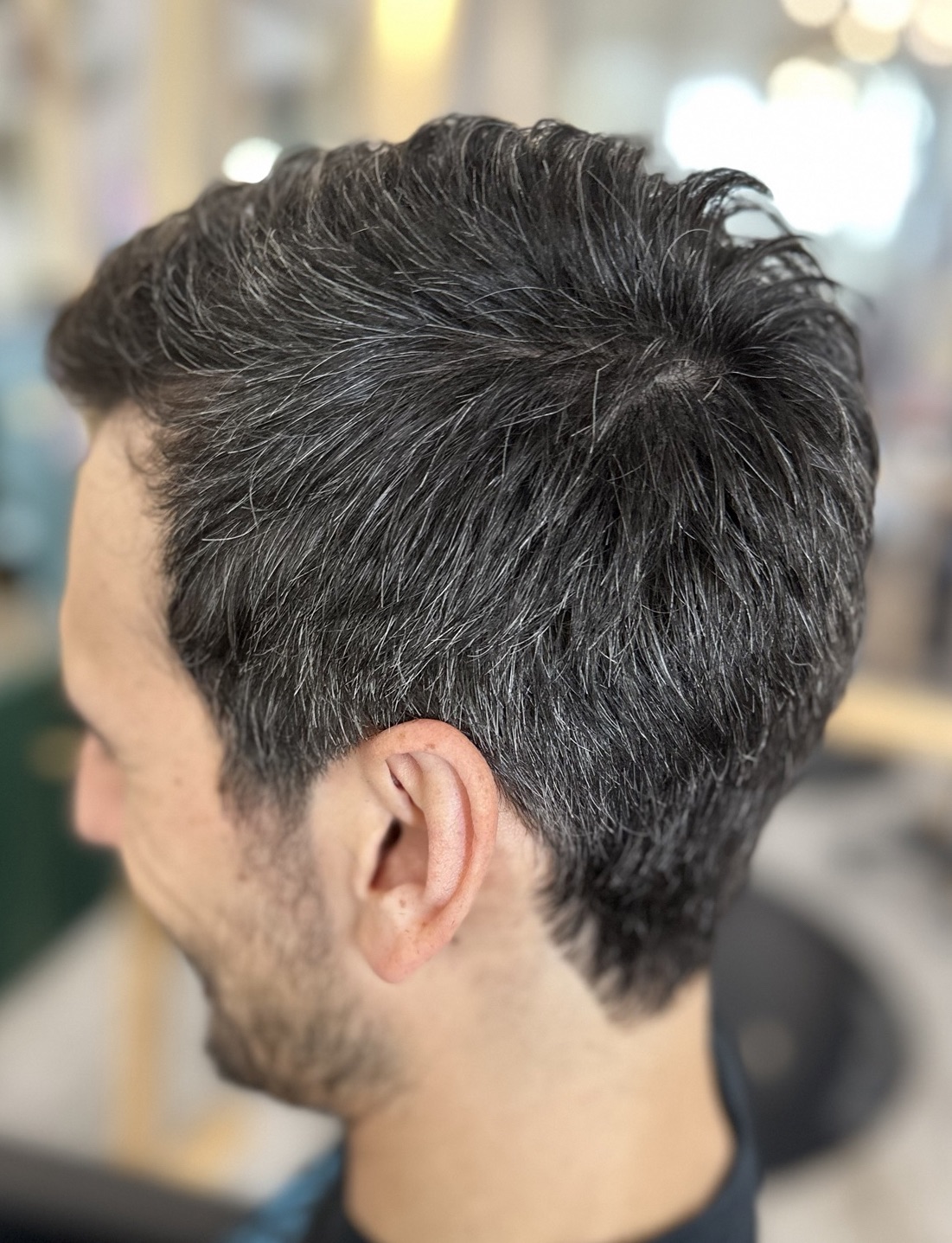 Scissor Men haircut by Teresita – Aveda Theory Hair Salon