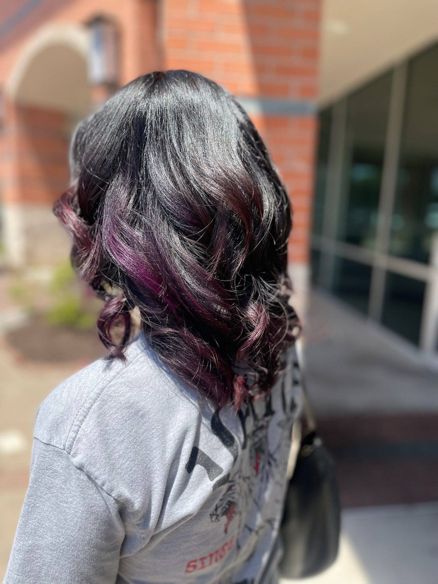 Vibrant Purple and Maroon Balayage Trends – Aveda Theory Hair Salon